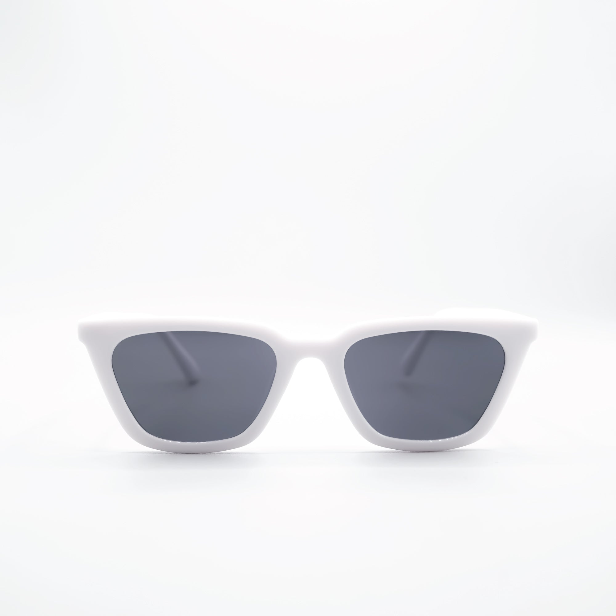 White Rectangle Cat Eye – Archives Of Us